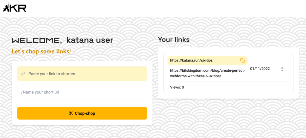 Katana.run: A Free URL Shortener with Amazing Features