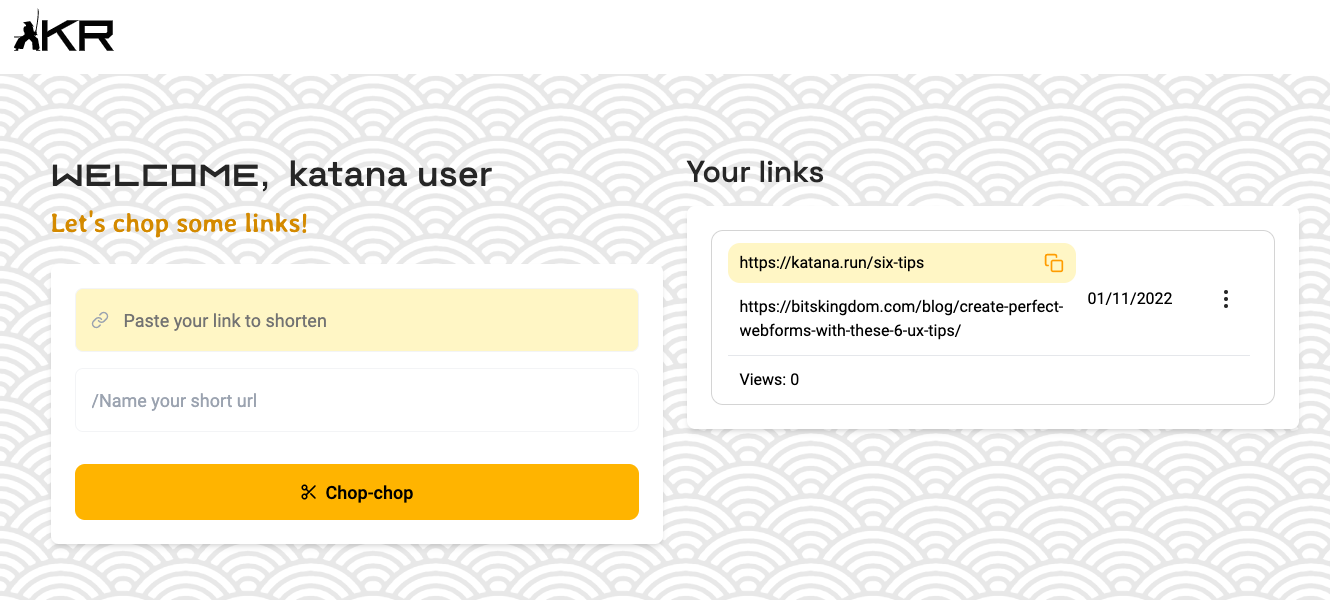 Katana.run: A Free URL Shortener with Amazing Features